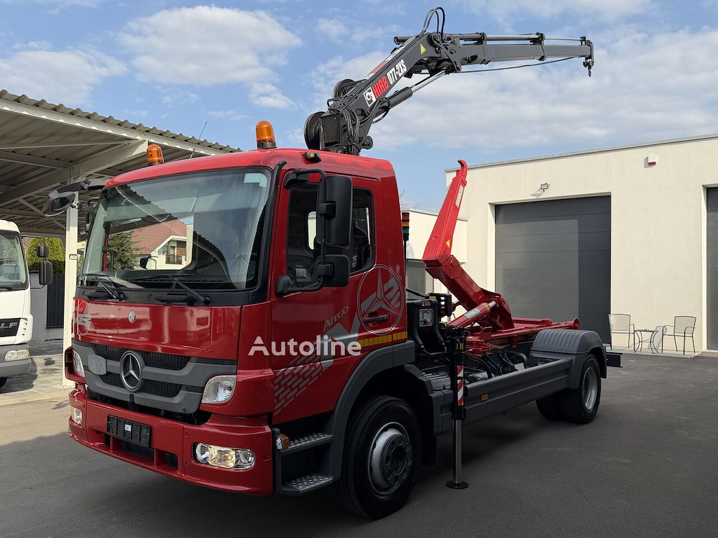 Mercedes-Benz ATEGO 1318 CONTAINER HOOKLIFT CRANE HÁKOVÝ NOSIČ HYDR. RUKA kamion rol kiper