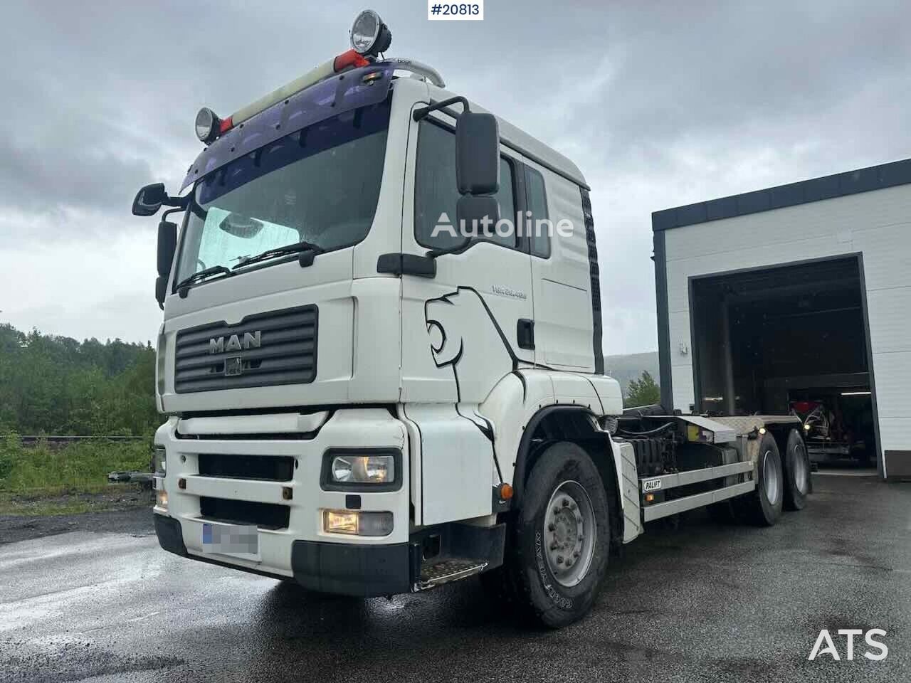 MAN TGA 26.480 6x4 Tandem Krokbil m/ 20 t/m krok og vinterdekk. SE V kamion rol kiper