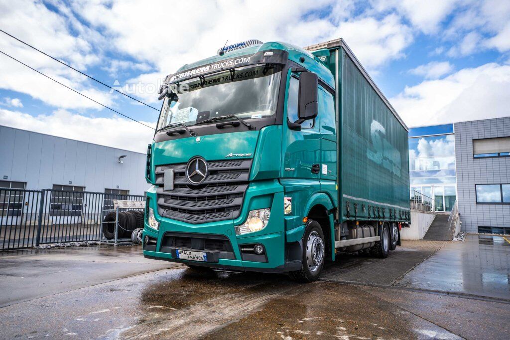 Mercedes-Benz ACTROS 2545-6x2+VOITH kamion sa klizna zavesa cerada