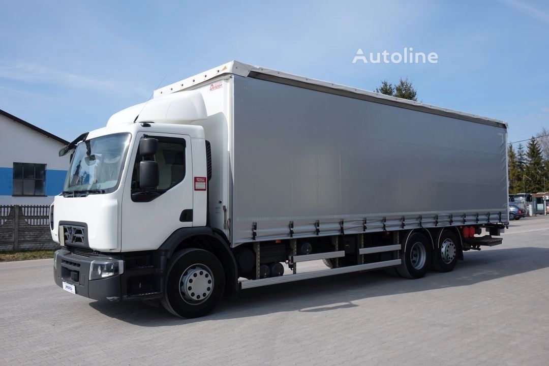 Renault D26 WIDE 6x2 / FIRANKA / EURO6 / AUTOMAT / NOWE kamion sa klizna zavesa cerada