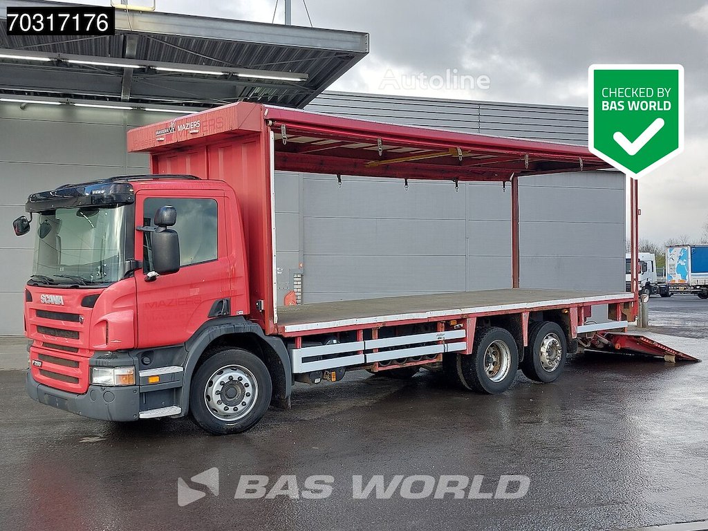 Scania P280 6X2 2500kg Ladebordwand Hydraulic Curtains Full Air Lift+st kamion sa klizna zavesa cerada