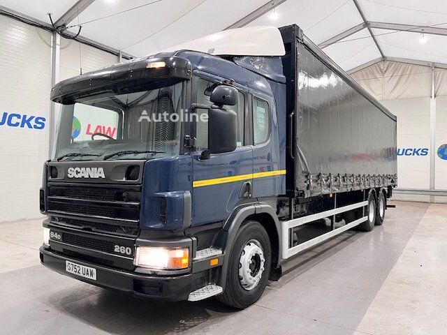 Scania P94 260 6x2 10 Tyre Sleeper Cab Curtainsider kamion sa klizna zavesa cerada