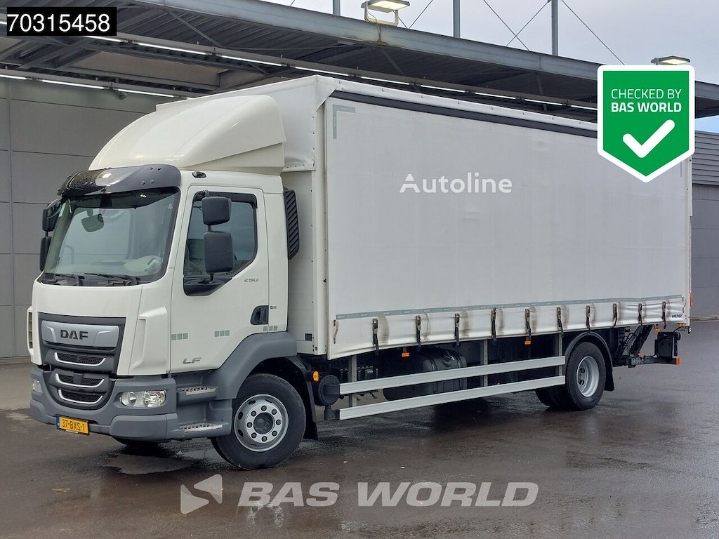 DAF LF 290 4X2 16tons NL-Truck APK 1500kg Ladebordwand Automatic Eur kamion sa klizna zavesa cerada