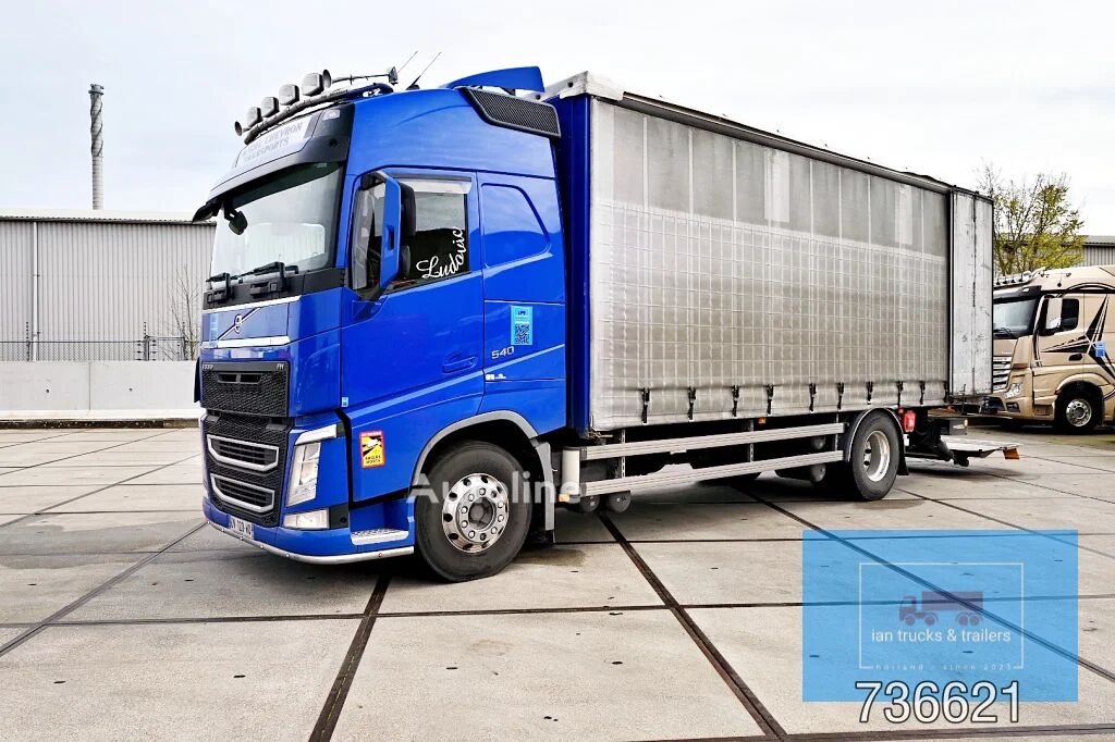 Volvo FH 540 4X2 GLOBETROTTER VEB+ I-PARK COOL 2015 kamion sa klizna zavesa cerada