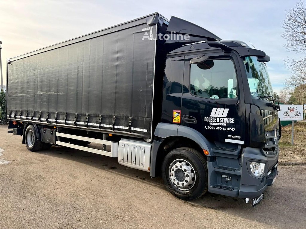 Mercedes-Benz ACTROS 2132 BAKWAGEN m SCHUIFZEILEN / PORTEUR BACHER / TOLDO - B kamion sa klizna zavesa cerada