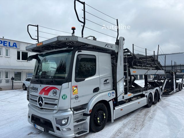 Mercedes-Benz Actros 2443 autotransporter + prikolica autotransportera