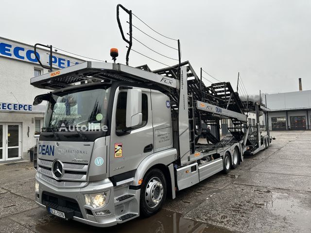 Mercedes-Benz Actros 2443 ROLFO FLX VDI autotransporter + prikolica autotransportera
