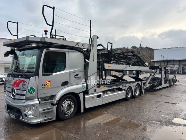 Mercedes-Benz Actros 2443 autotransporter + prikolica autotransportera