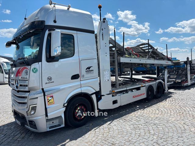 Mercedes-Benz Actros 2445 Giga/MetagoPro autotransporter + prikolica autotransportera