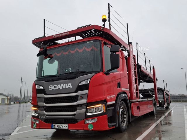 Scania P450 KTT Variotrans + Metago autotransporter + prikolica autotransportera