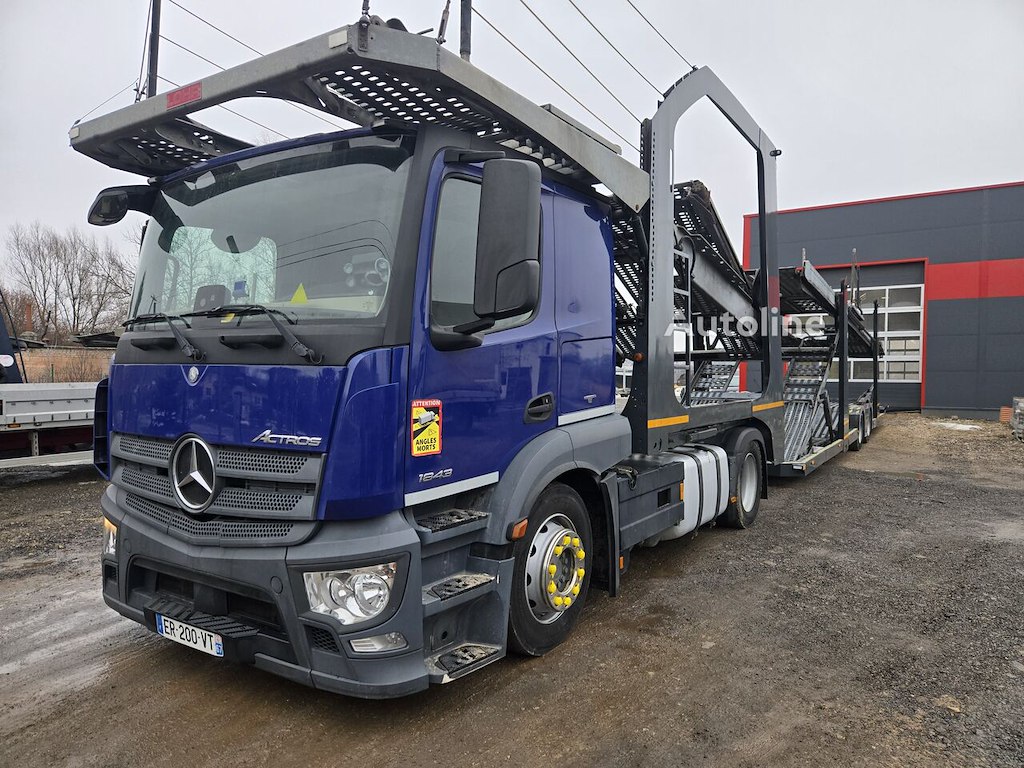 Mercedes-Benz Actros 1843 LOHR autotransporter + prikolica autotransportera