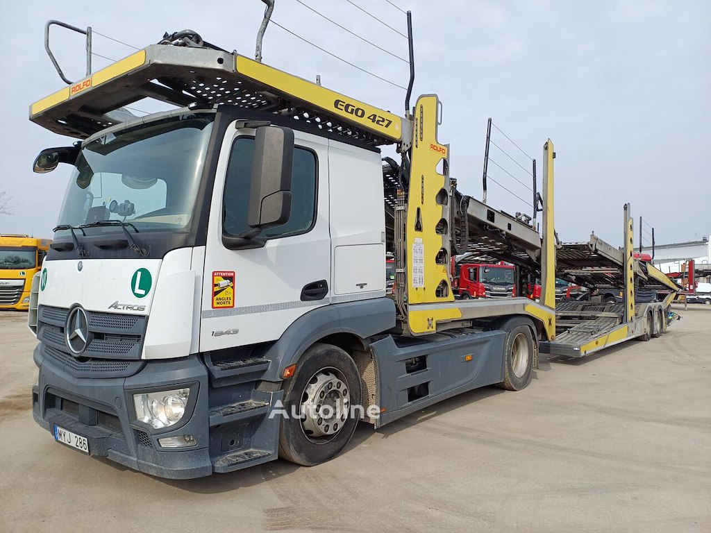 Mercedes-Benz autotransporter + prikolica autotransportera