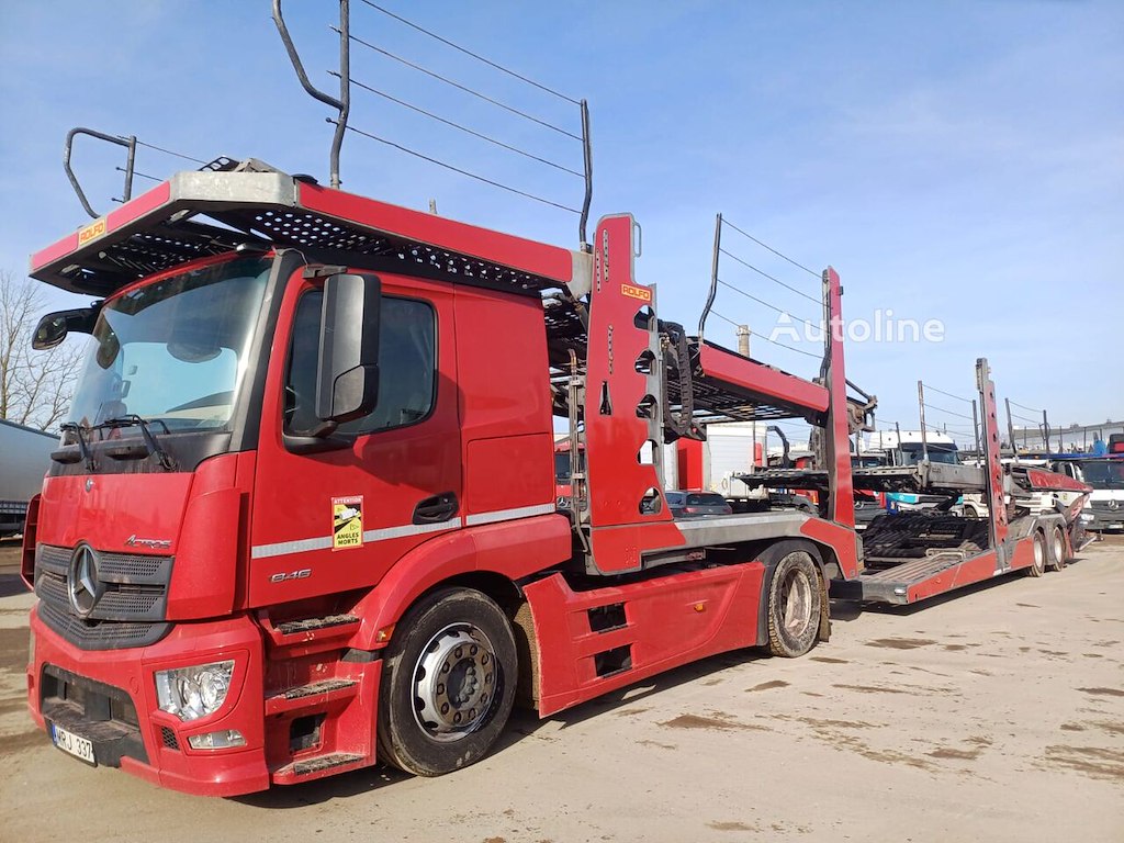 Mercedes-Benz autotransporter + prikolica autotransportera