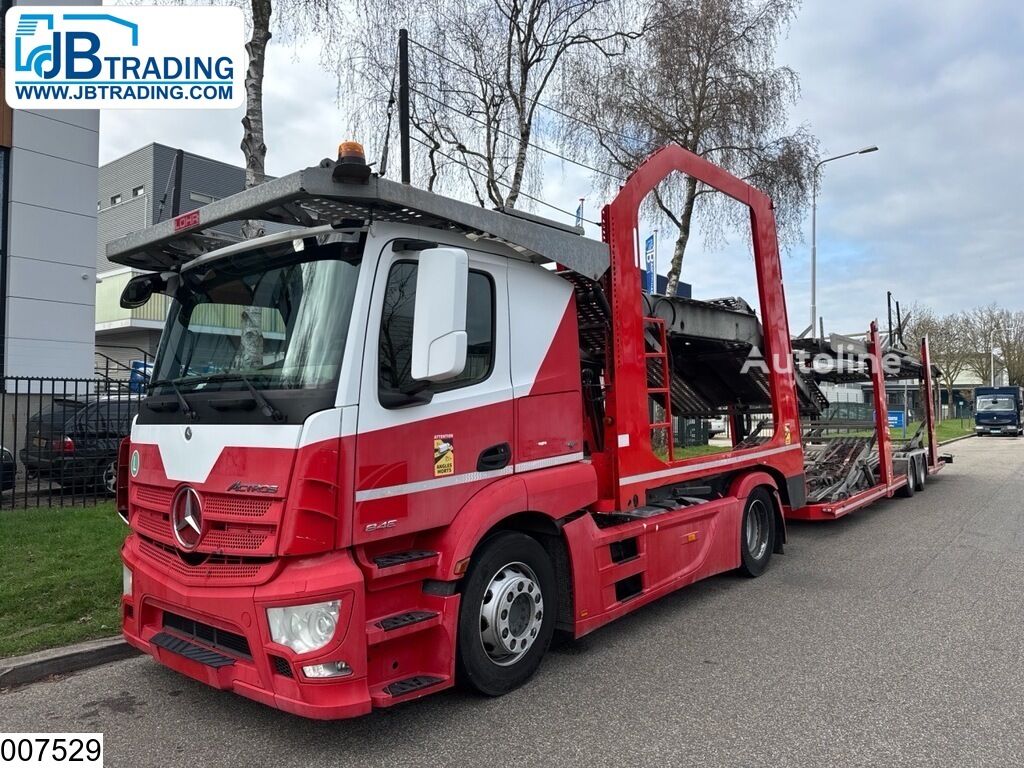 Mercedes-Benz Actros 1843 EURO 6, Retarder, Lohr, Combi autotransporter + prikolica autotransportera