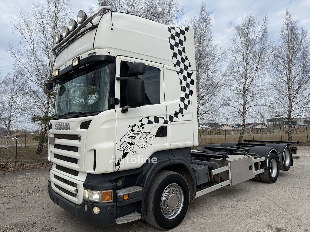 Scania R500 V8 PDE vozilo za prevoz kontejnera