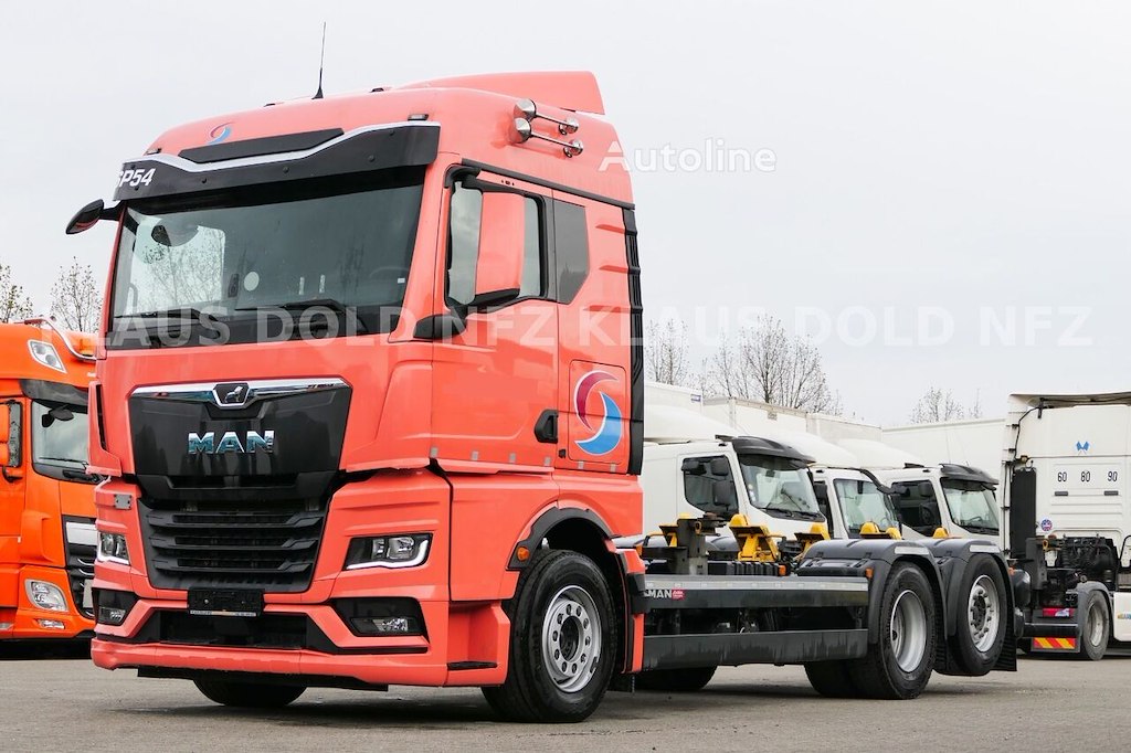 MAN TGX 26.470 BDF Retarder Lift-/Lenkachse Kamera vozilo za prevoz kontejnera