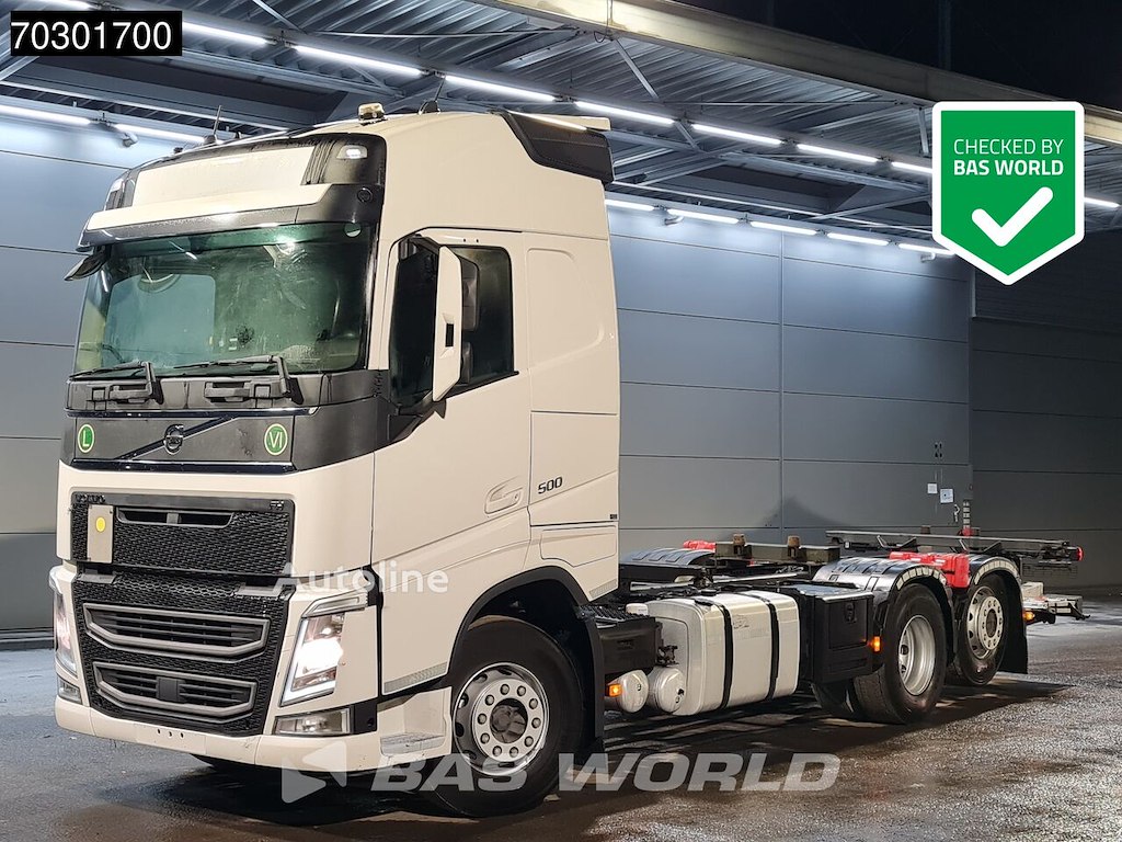 Volvo FH 500 6X2 BDF Full Air suspension Lift axle 2000kg Ladebordwand vozilo za prevoz kontejnera