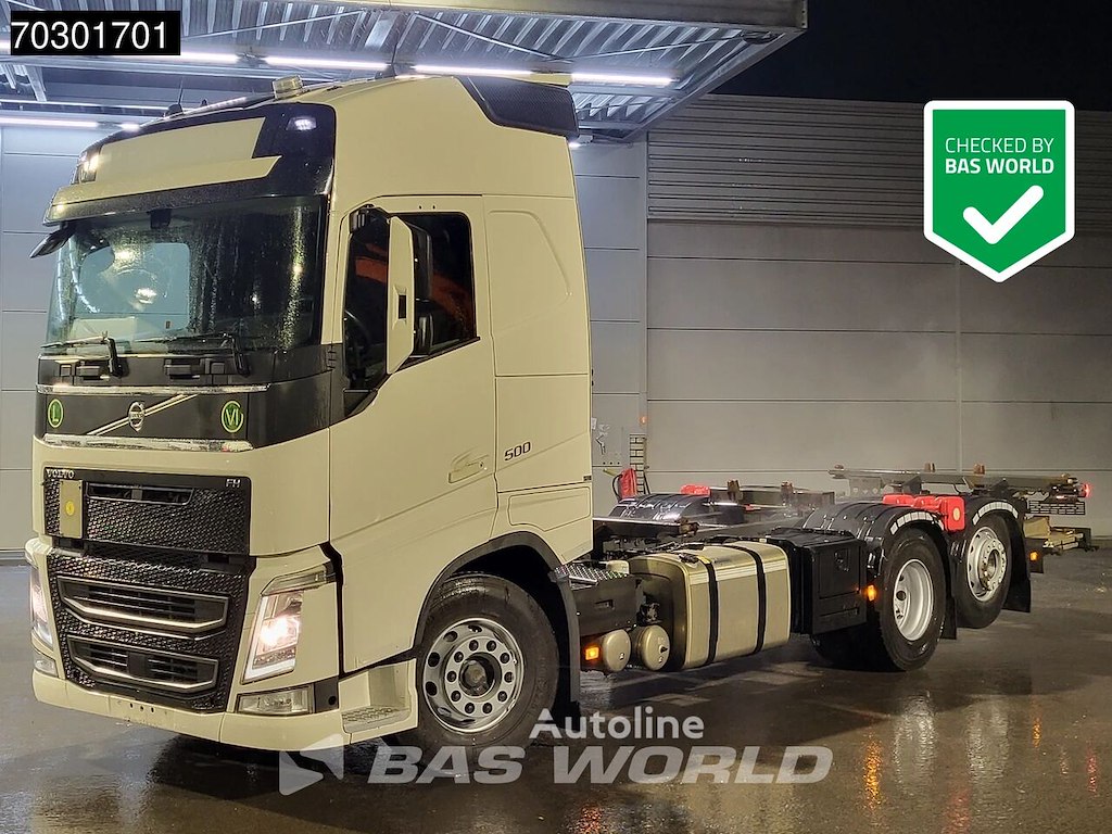 Volvo FH 500 6X2 Full Air suspension Lift axle Retarder I-Park cool Eu vozilo za prevoz kontejnera