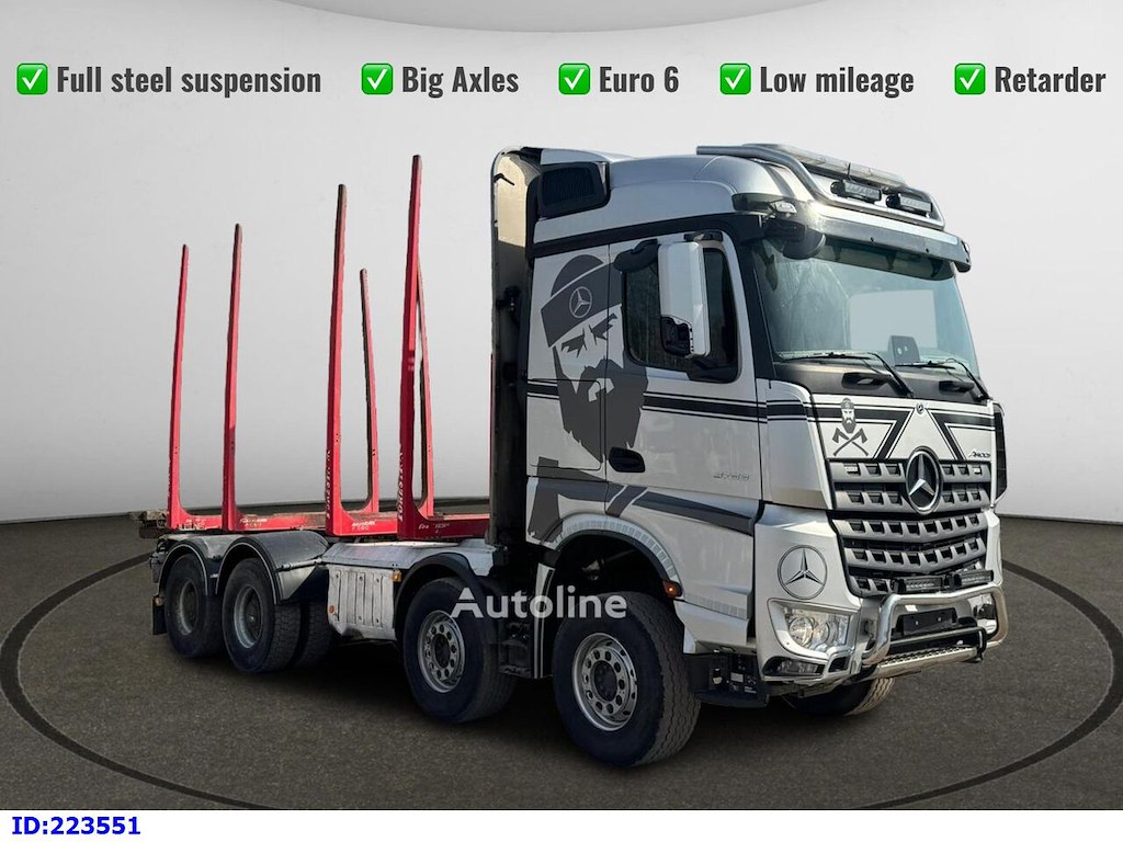 Mercedes-Benz Arocs 3763 kamion za prevoz drva