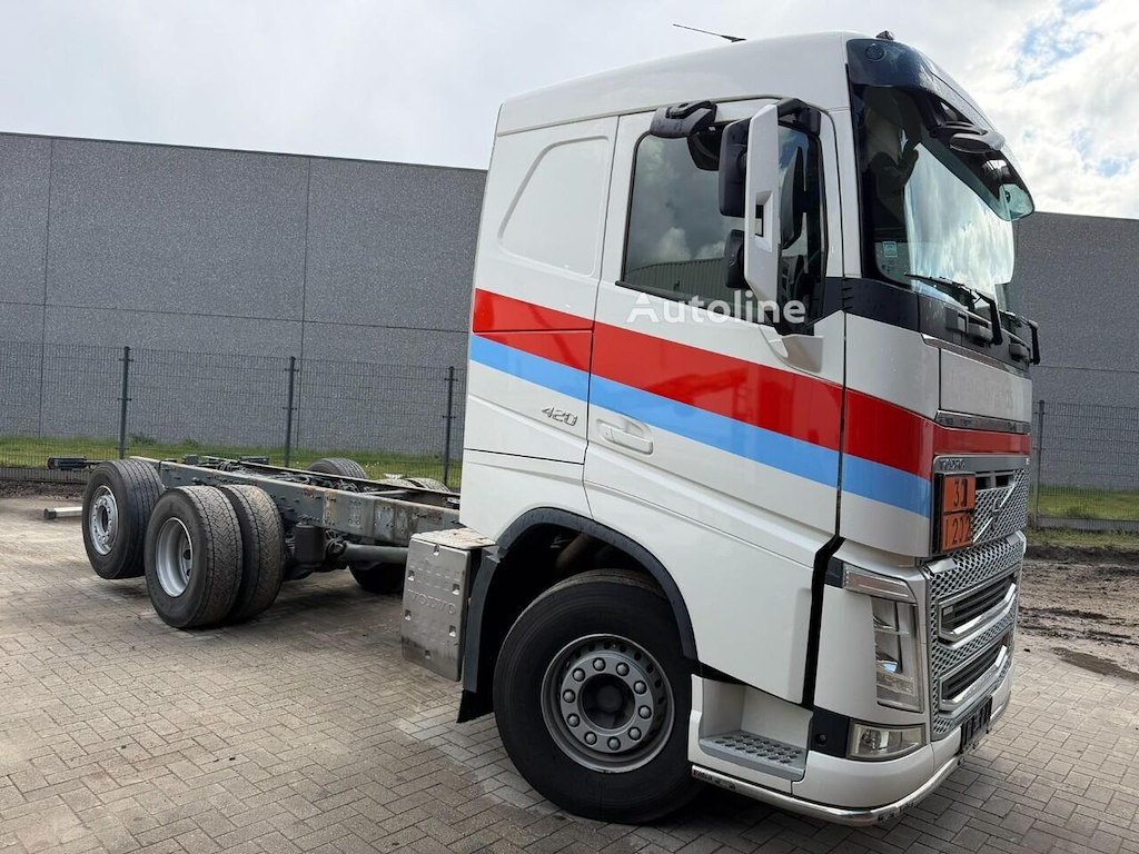 Volvo FH 420 6X2 *EX-ADR FUEL TANKER* - *137.000km!* CHASSIS - LIFT + autocisterna