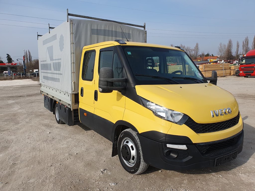 IVECO Daily 35-170 - Doka Pritsche + Plane / 6 persosns kamion s ceradom < 3.5t