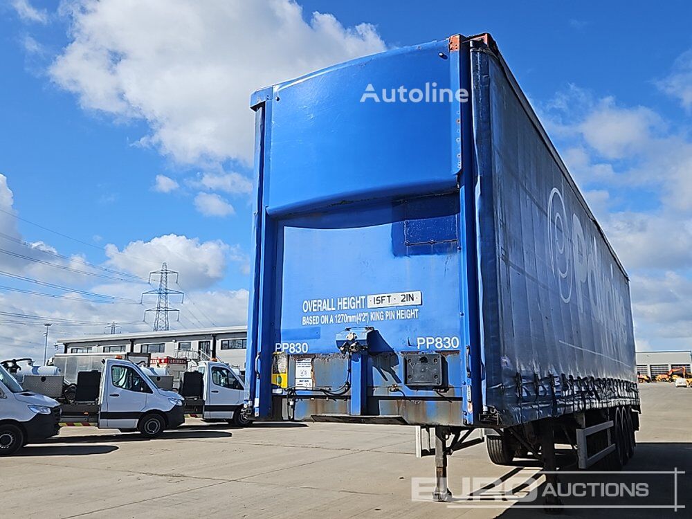 Prodaje se Concept Tri Axle Curtainsider Trailer poluprikolicu sa kliznom ceradom na aukciji