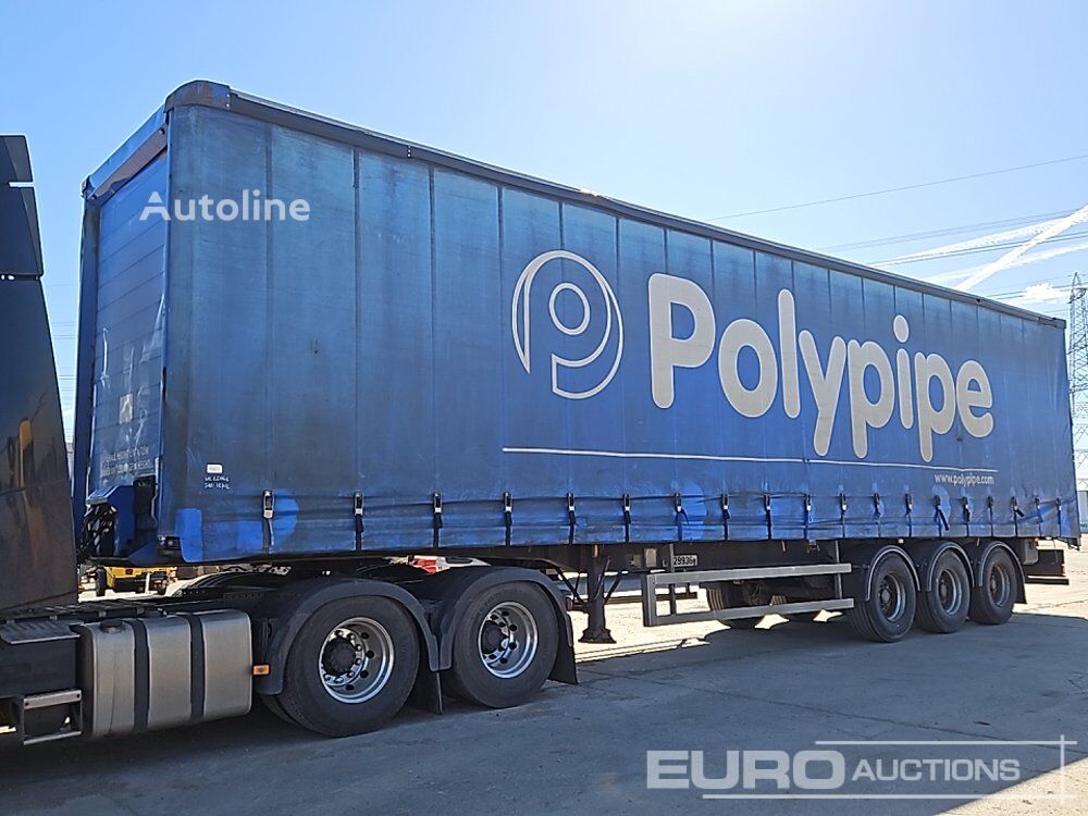 Prodaje se Dennison Tri Axle Curtainsider Trailer poluprikolicu sa kliznom ceradom na aukciji