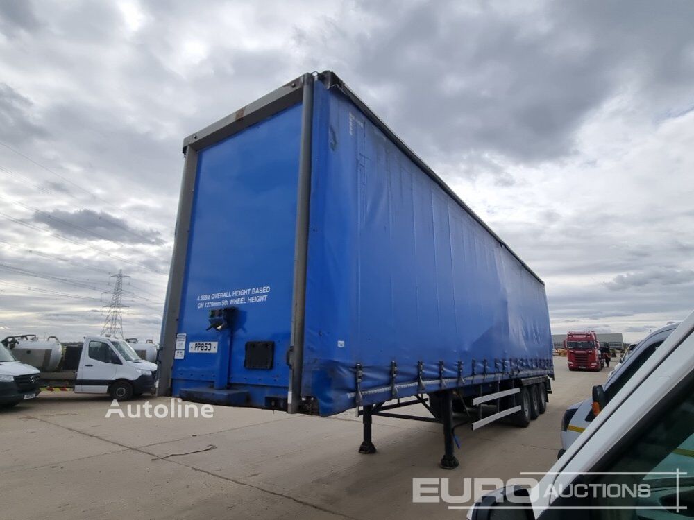 Prodaje se Laurence David Tri Axle Curtainsider Trailer poluprikolicu sa kliznom ceradom na aukciji