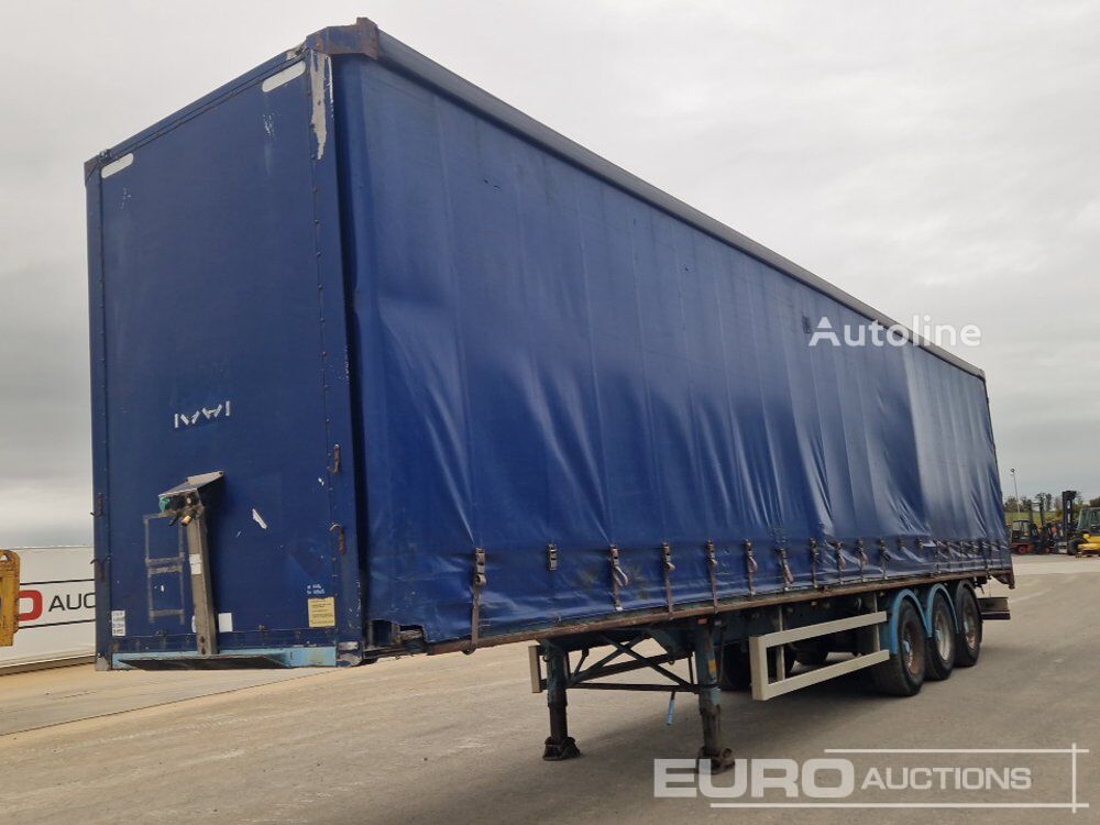 Prodaje se Montracon 45' Tri Axle Curtainsider Trailer, BPW Axles poluprikolicu sa kliznom ceradom na aukciji