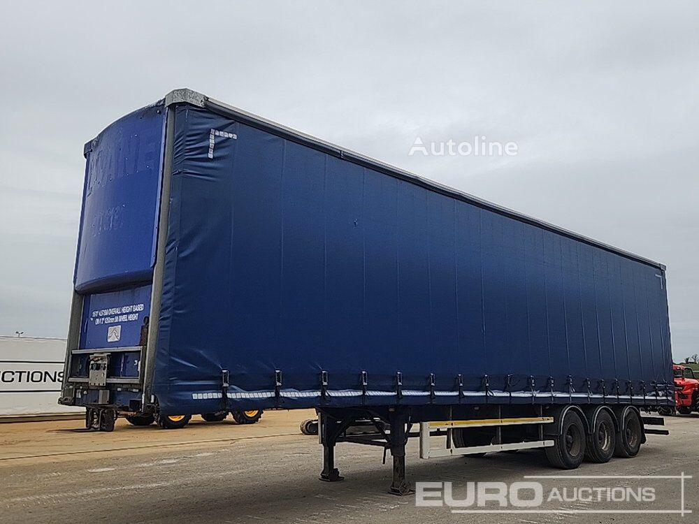 Prodaje se SDC 45' Tri Axle Curtainsider Trailer, BPW Axles poluprikolicu sa kliznom ceradom na aukciji