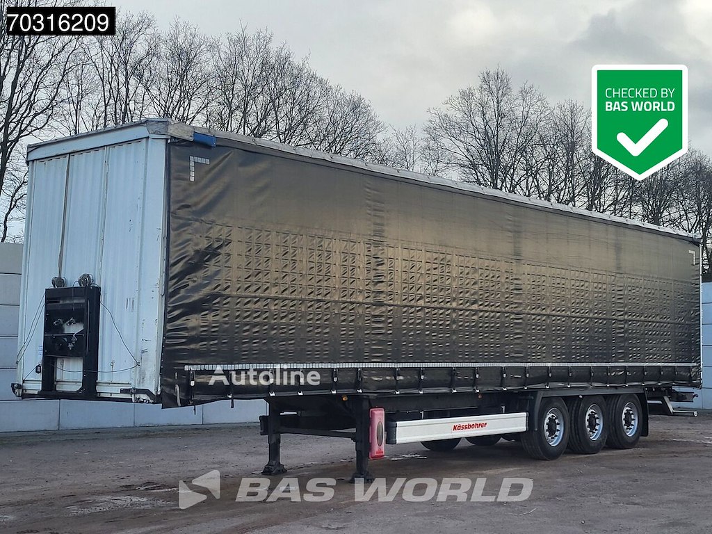 Kässbohrer CXL050R123 3 axles 2x Lift Axle Anti Vandlism poluprikolica sa kliznom ceradom