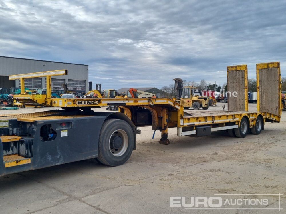 Prodaje se King Twin Axle Stepframe Low Loader Trailer, Hydraulic Ramps poluprikolicu sa niskom platformom na aukciji