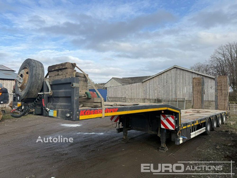 Prodaje se Kässbohrer 2019 Kassbohrer 4 Axle Extendable Step Frame Low Loader Trailer, poluprikolicu sa niskom platformom na aukciji