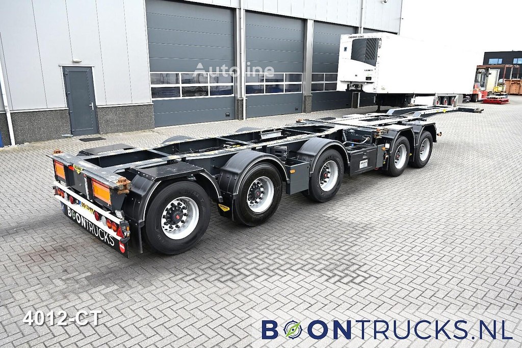 Broshuis 2 CONNECT-5AKCC | 2x20-40-45ft HC * 3x STEERING * 4x LIFT AXLE * poluprikolica za prevoz kontejnera