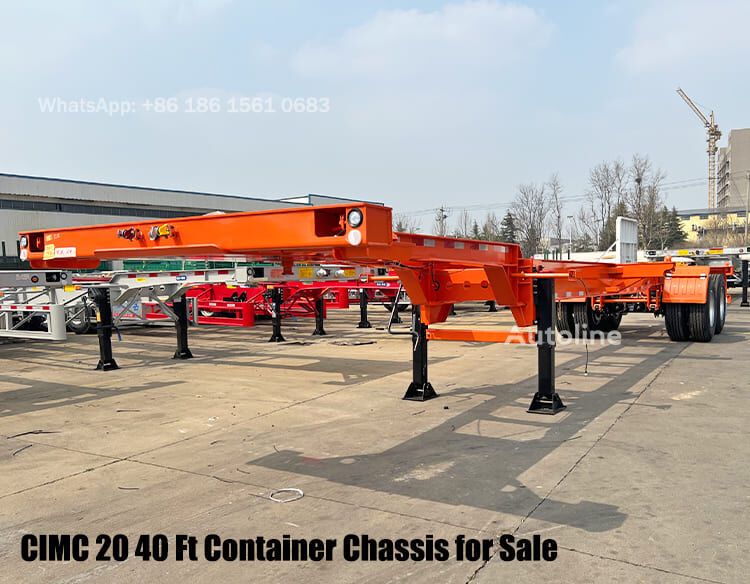 Nova CIMC 20 40 Ft Container Chassis for Sale poluprikolica za prevoz kontejnera