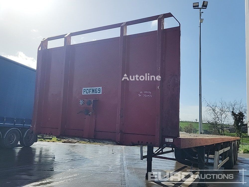 Prodaje se SDC 45' Tri Axle Flat Trailer, Goal Post Sockets, BPW Axles poluprikolicu platformu na aukciji