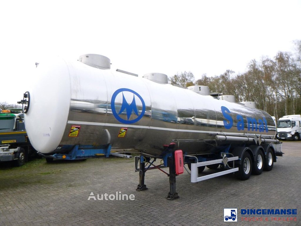 Magyar Chemical tank inox L4BH 32.9 m3 / 1 comp cisterna za prevoz hemikalija