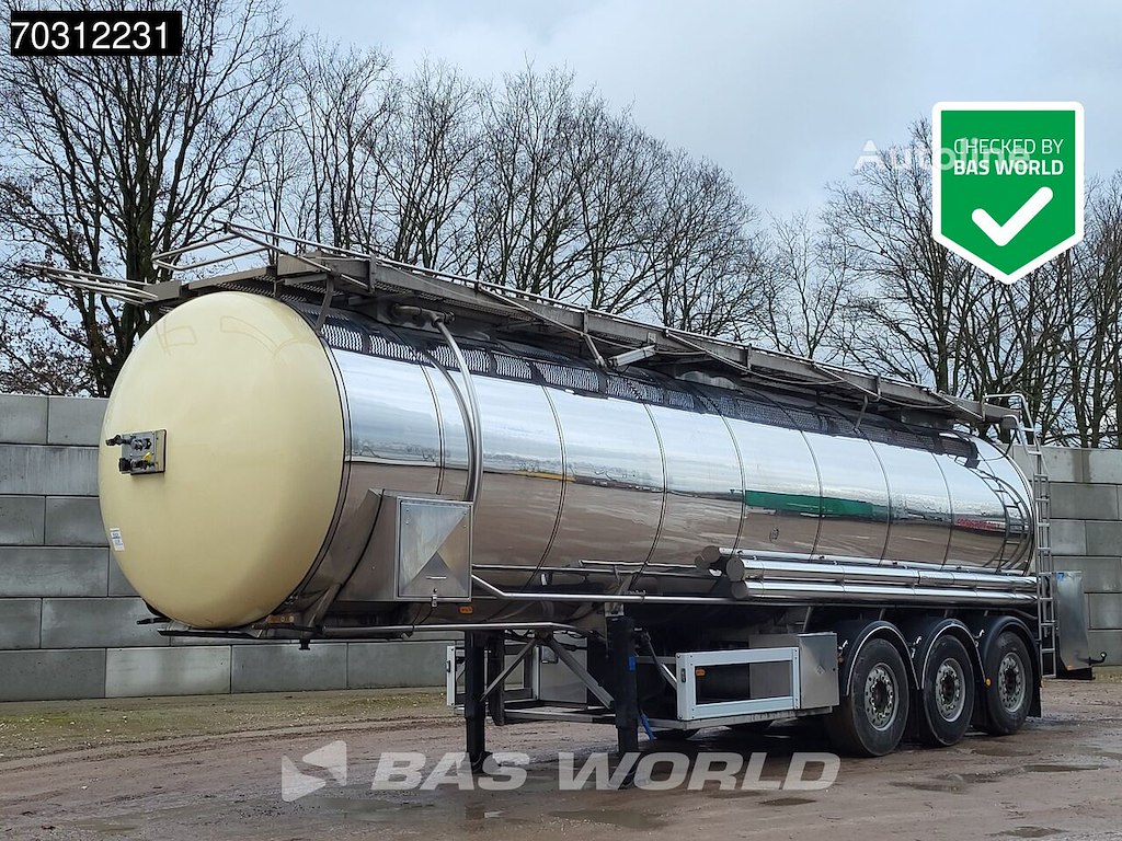 Feldbinder TSA 33.3 3 axles 33000L poluprikolica autocisterna