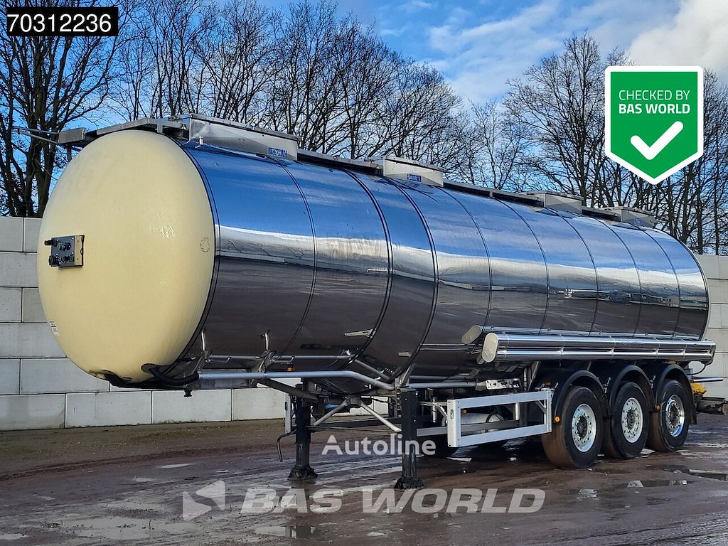 Feldbinder TSA 41 3 3 axles 41000L poluprikolica autocisterna