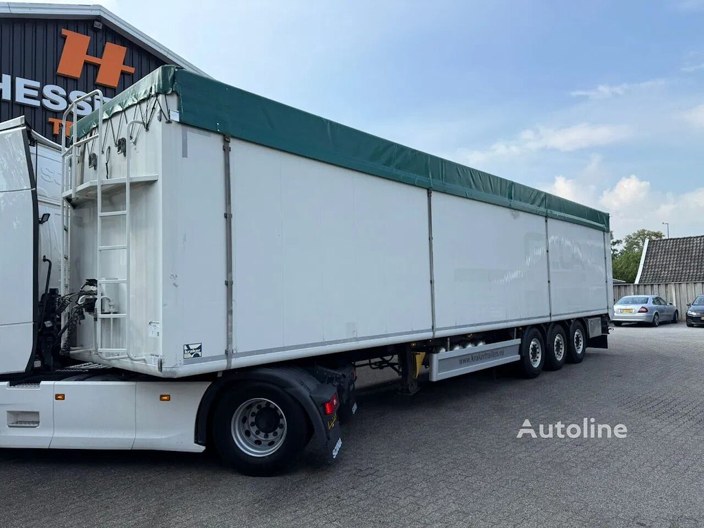 Kraker CF200 CF 200 92m3 Cargo Floor 8MM Stuuras/Lenkachse Nieuwe APK poluprikolica sa pokretnim podom