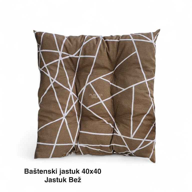 Baštenski jastuk 40×40 – Jastuk bež