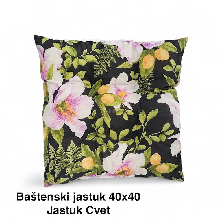 Baštenski jastuk 40×40 – Jastuk cvet