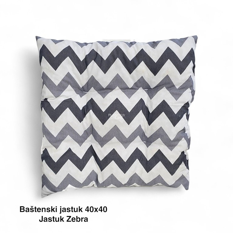 Baštenski jastuk 40×40 – Jastuk zebra
