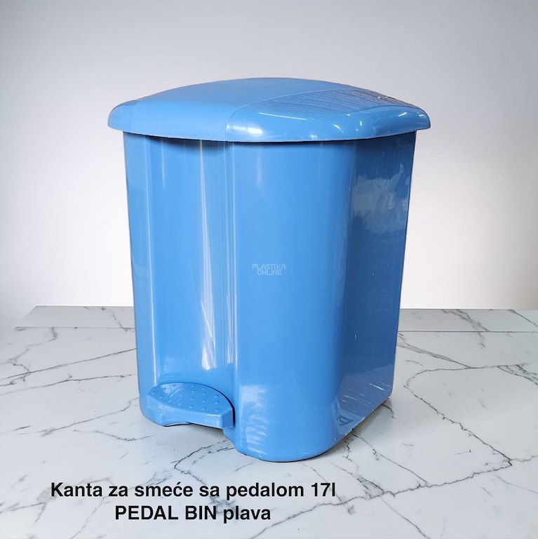 Kanta za smeće sa pedalom 17l PEDAL BIN plava