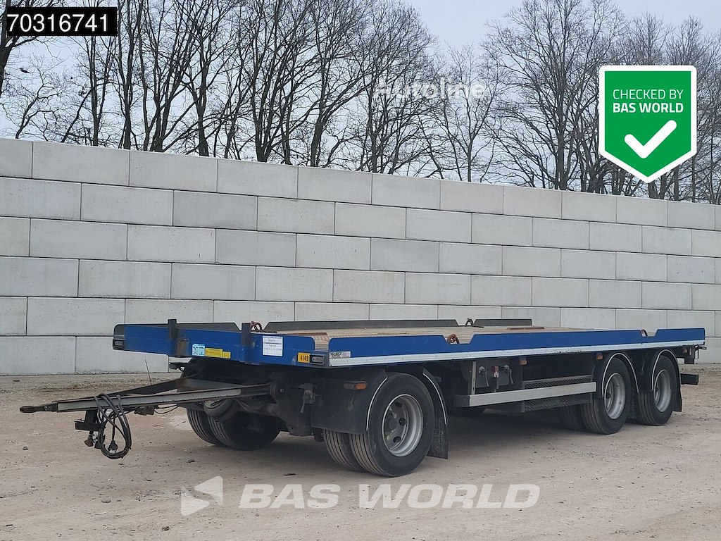 Burg BPA 10-18 PCXXX 3 axles APK 06/26 Open Steerin Axle prikolica platforma