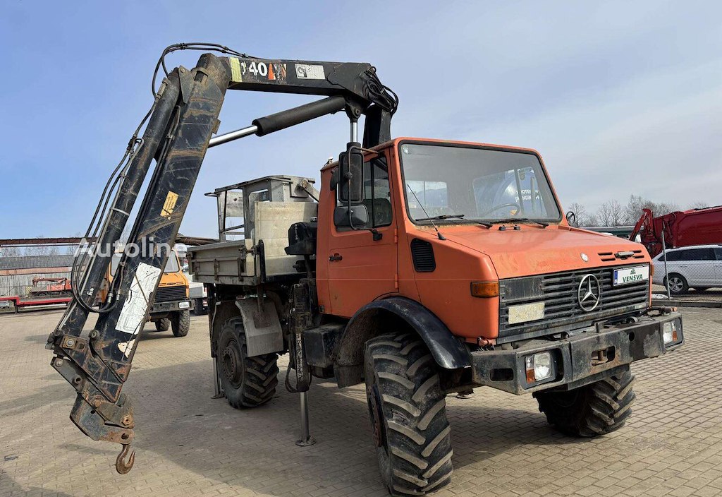 Mercedes-Benz UNIMOG U1750 + HIAB 140 AW univerzalna komunalna mašina