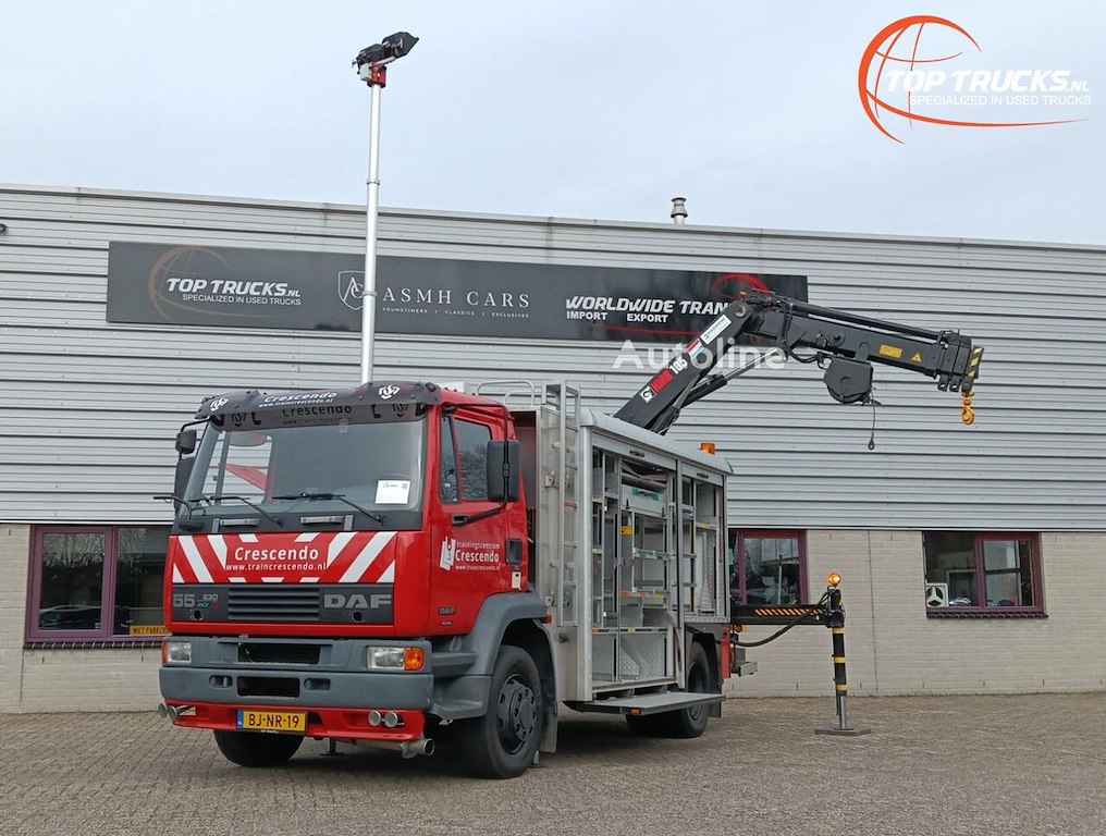 DAF 55.230 TI HIAB 8.7 TM Crane, Crane, Kran -Fire Truck, Firetruck, vatrogasno vozilo