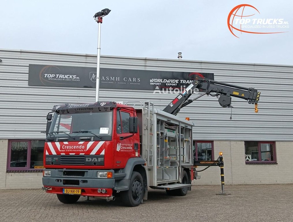 DAF 55.230 TI HIAB 8.7 TM Crane, Crane, Kran -Fire Truck, Firetruck, vatrogasno vozilo