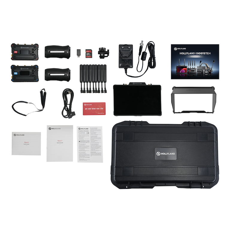 Hollyland Pyro S premium bundle Video Transmission & Monitoring Kit (7") with hardcase