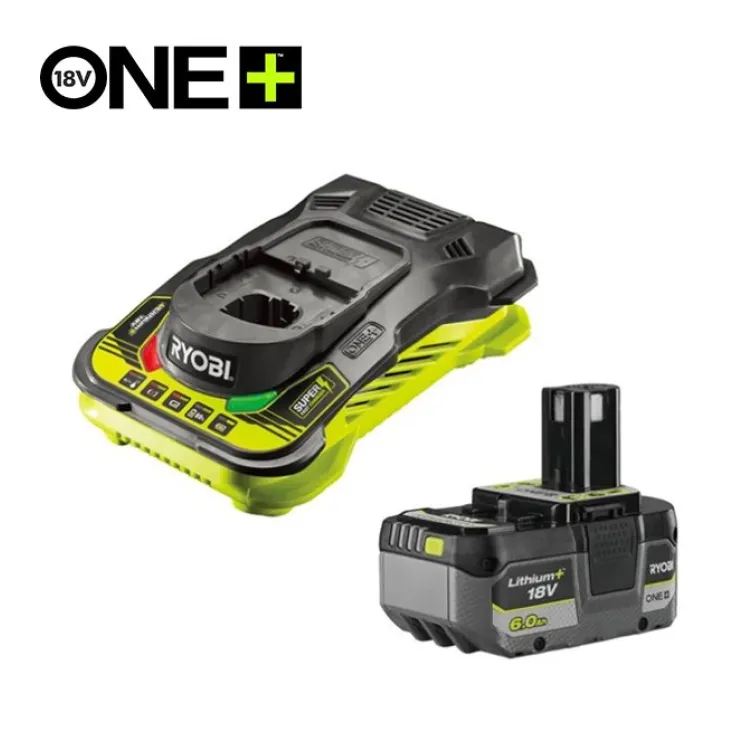 Set - brzi punjač 5A i Lithium+ baterija (18V ONE+™) od 6Ah - RYOBI RC18150-160X
